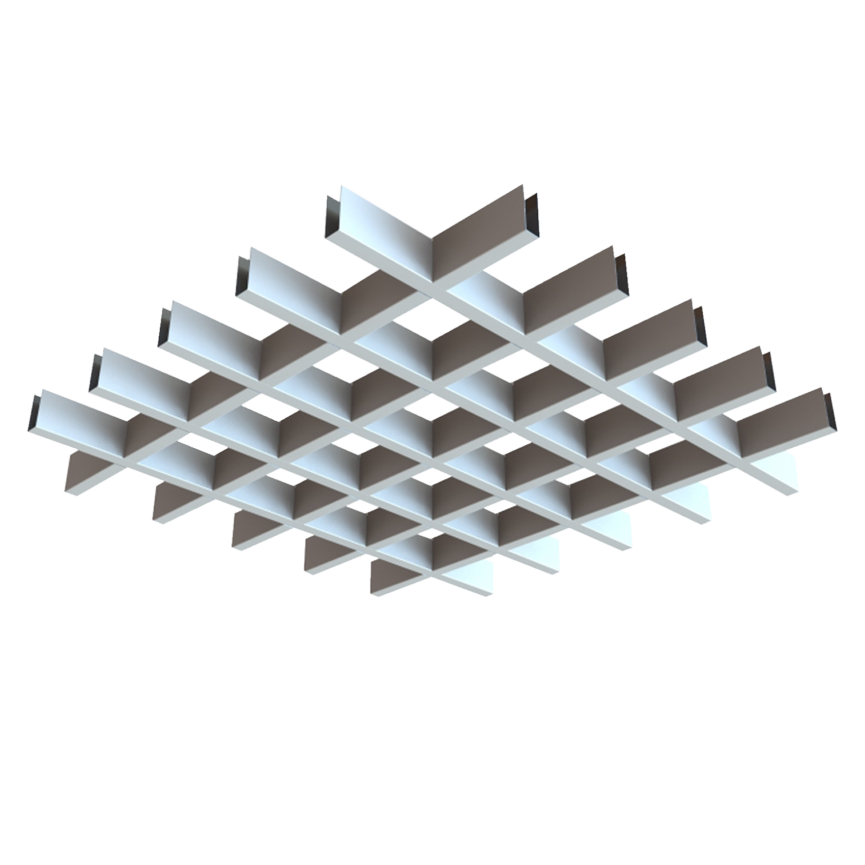 Open cell ceiling systems